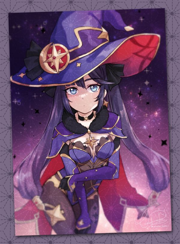 Mona Art Print – lunatic-neko